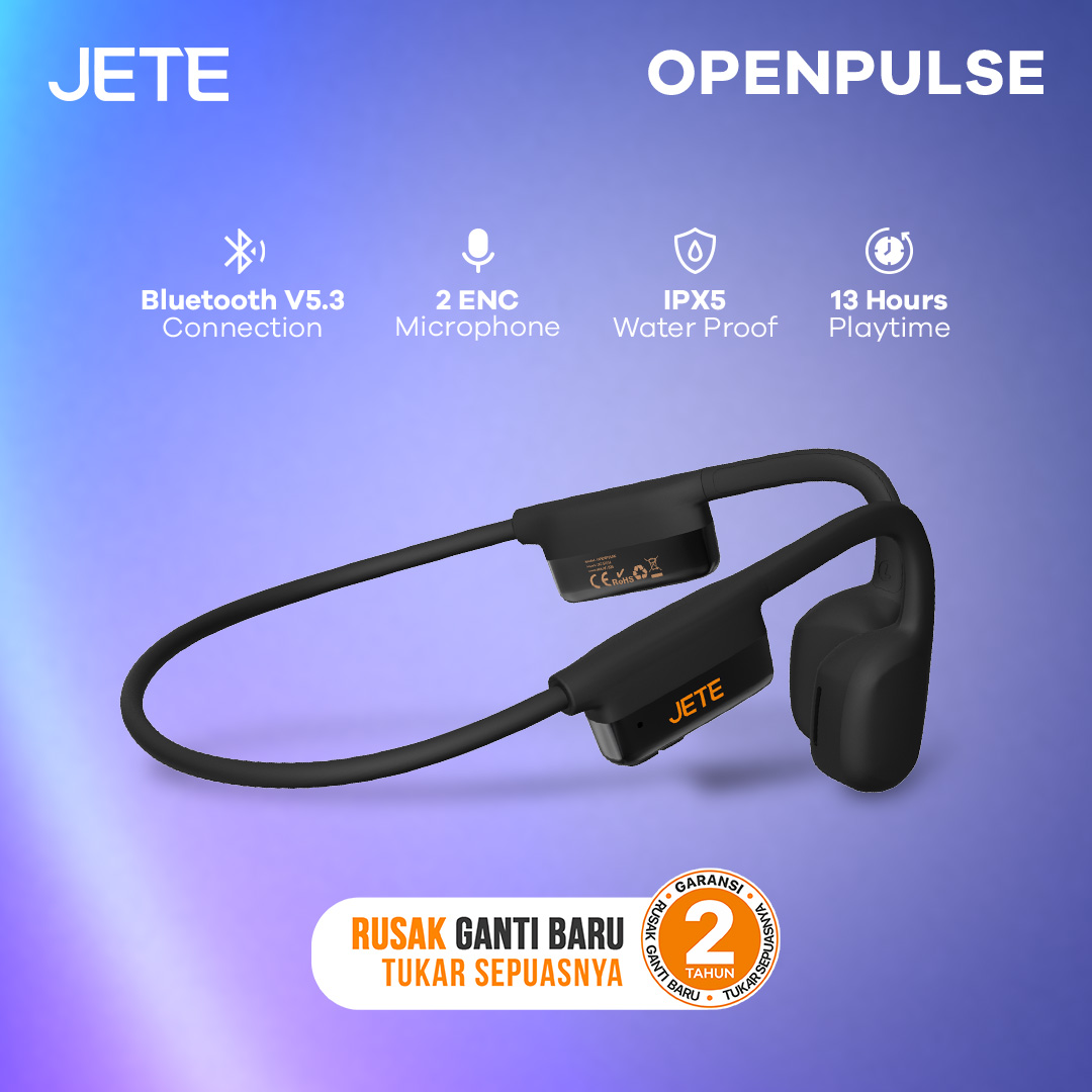 Jual Headset Bluetooth JETE OpenPulse Series | Doran Gadget